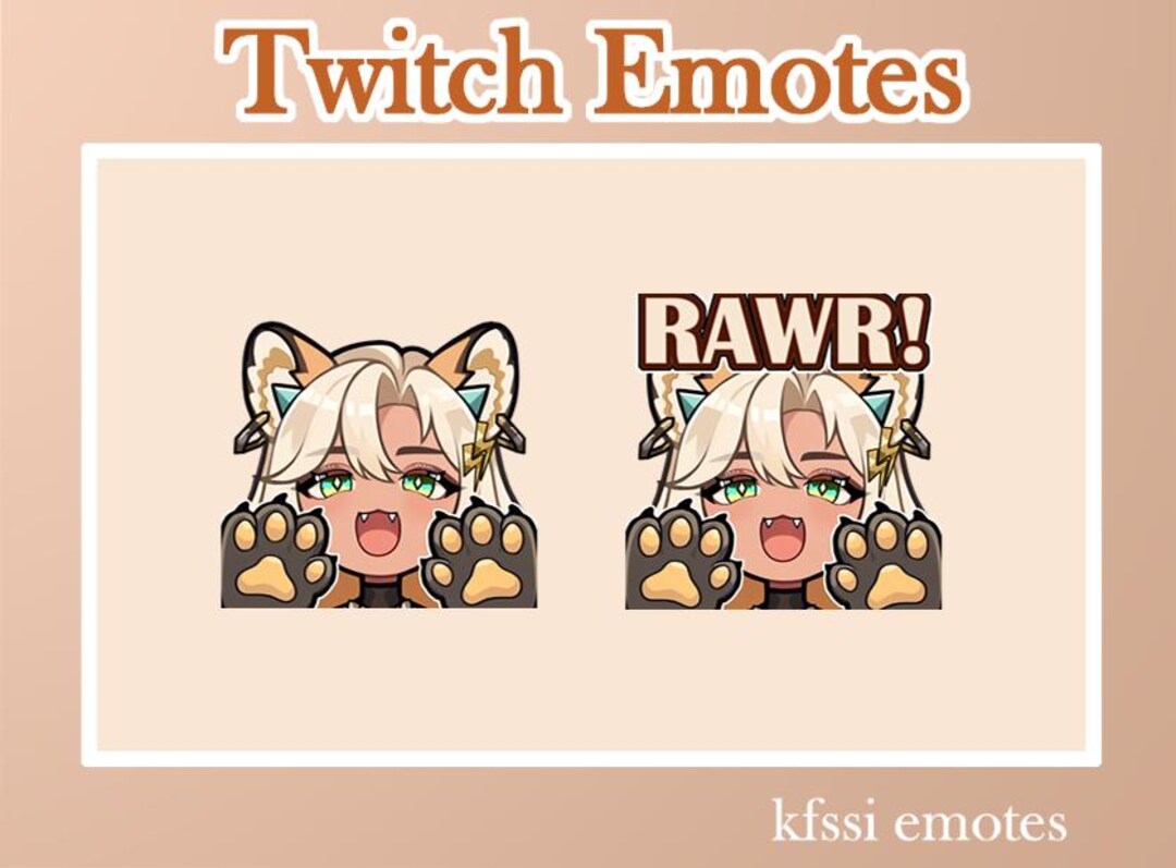 Xilonen Rawr Premade Emote for Twitch Genshin Impact Emotes Twitch ...