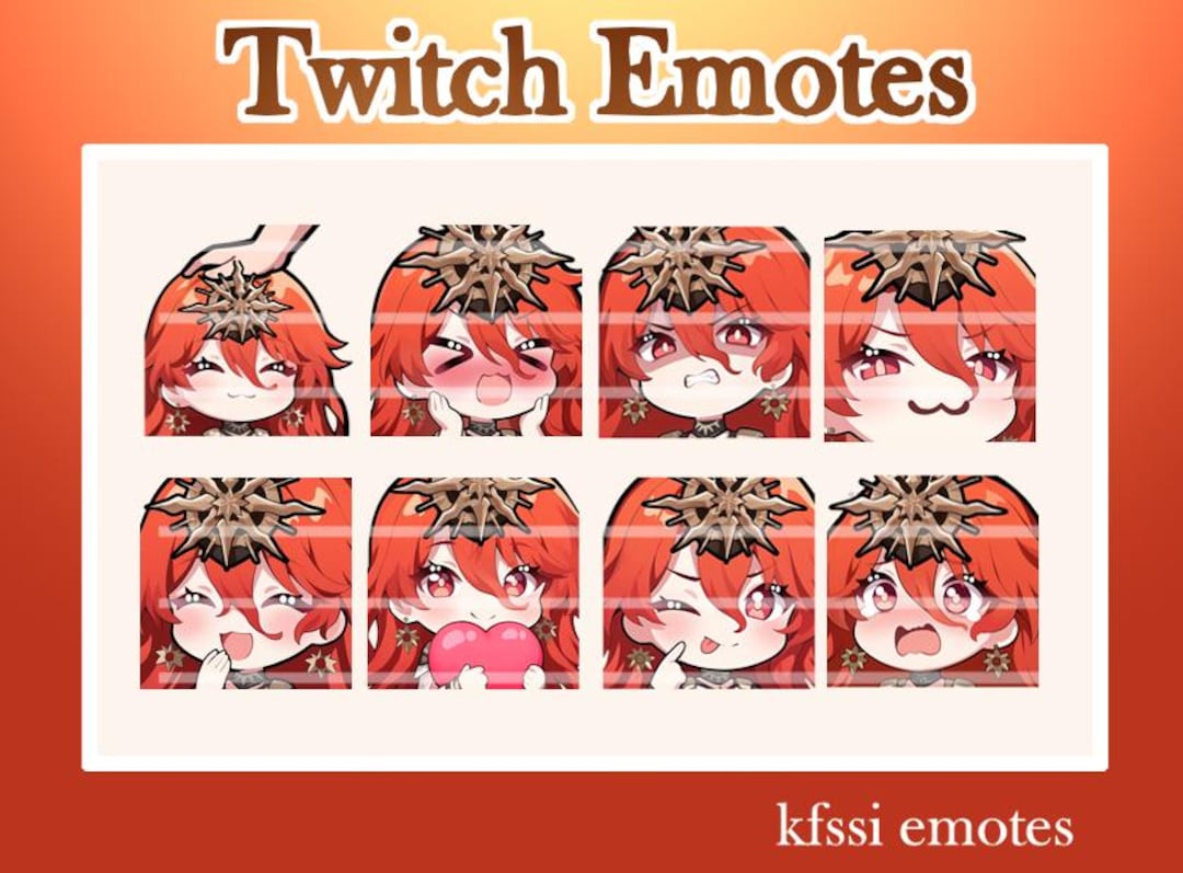 Augusta Wuthering Waves Emotes: Twitch Discord Emoji Set (digital ...