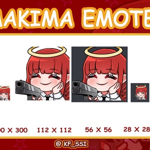 Makima Gun Emote for Twitch/discord/youtube - Etsy