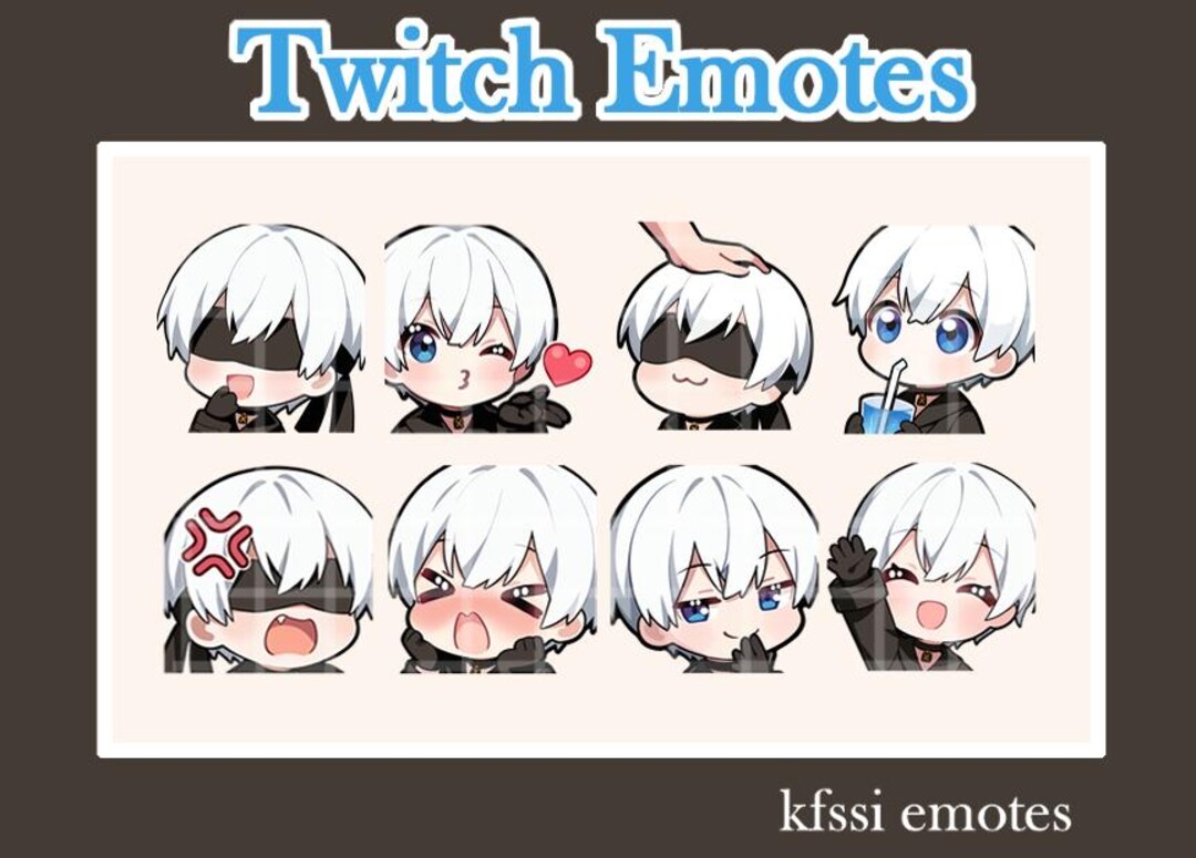 9S Emotes: Twitch/discord Emoji Set (digital Download) - Etsy