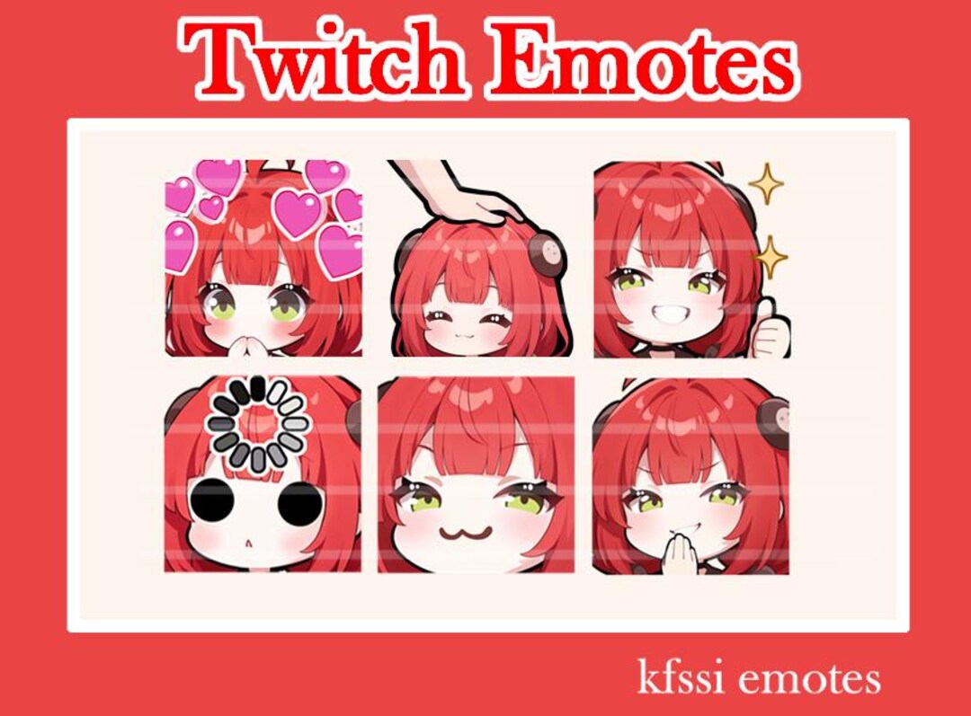 Yuzuha Ukinami ZZZ Emotes: Zenless Zone Zero Twitch Emotes (digital ...
