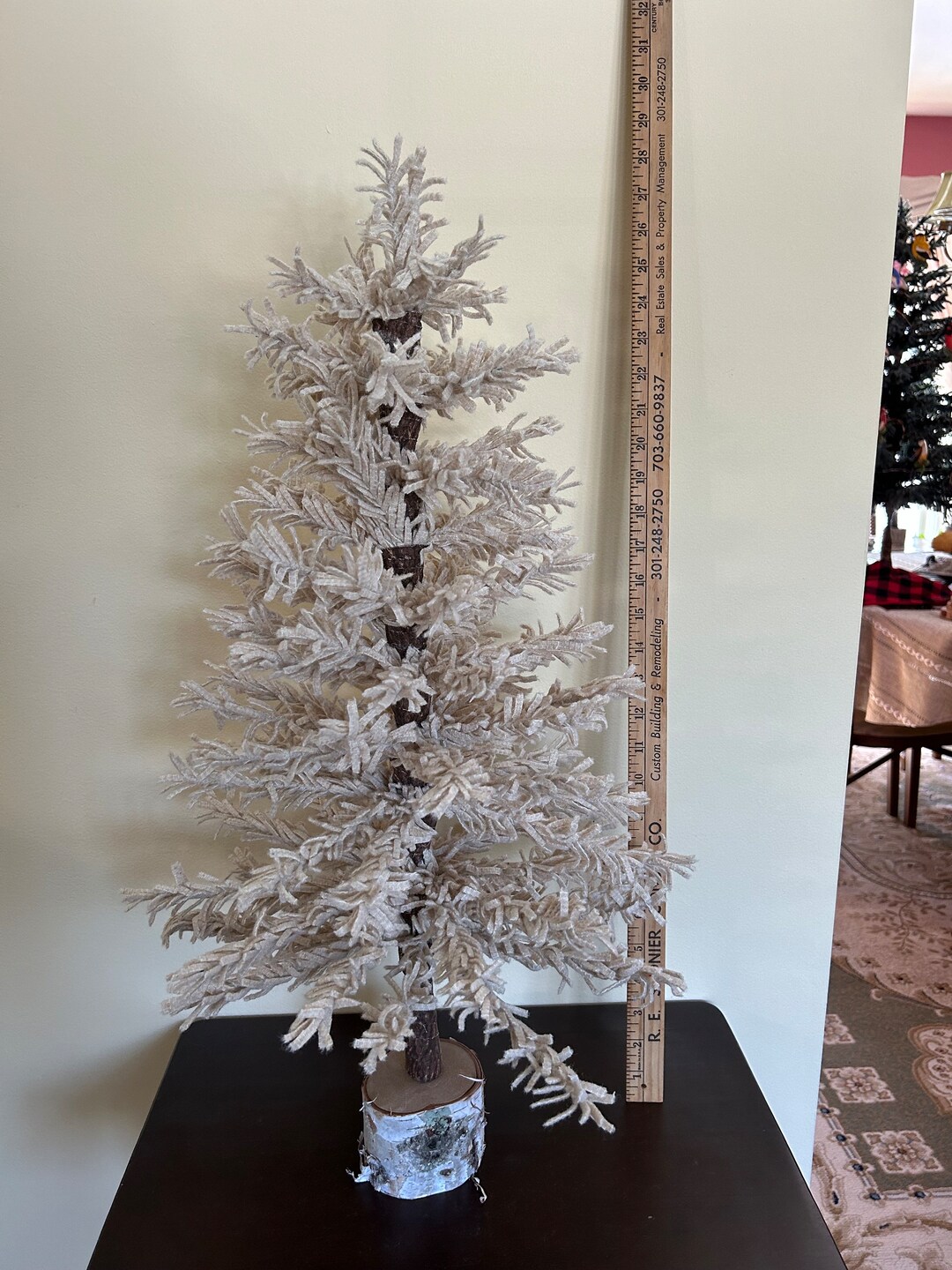 Wooly Feather Tree cream 28 Inch - Etsy