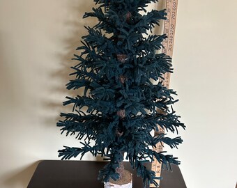 Wooly Feather Tree bright Christmas Green 22 Inch Thin Base - Etsy