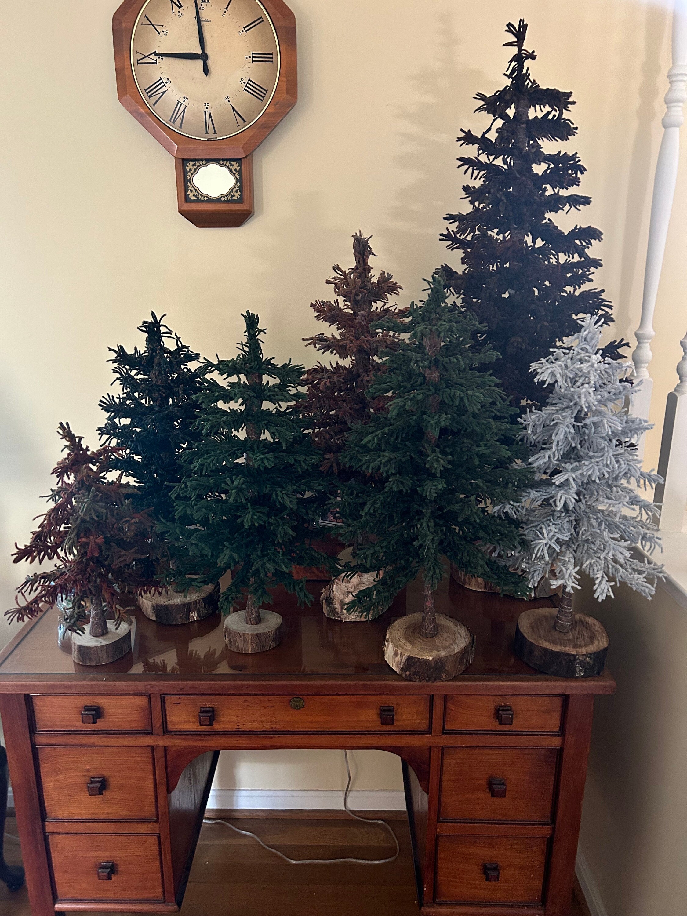 Wooly Feather Tree deep Teal 22 Inch - Etsy