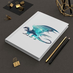 Dragon Journal Silhouette Art Personalized Dungeons and Dragons Journal ...