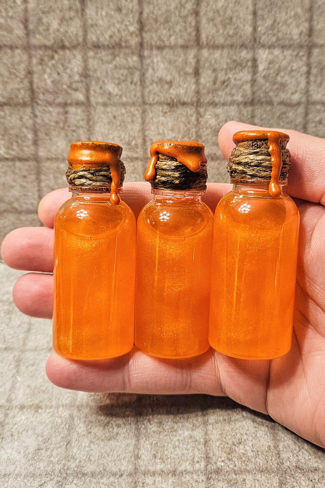 Small Color Changing Potion Bottle Set, Group of 3, Plastic Bottle Prop ...