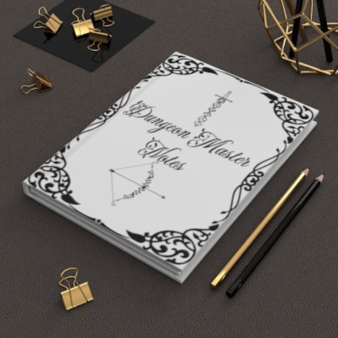 Dnd Journal Dungeon Master Notes TTRPG Game Journal Dragons - Etsy