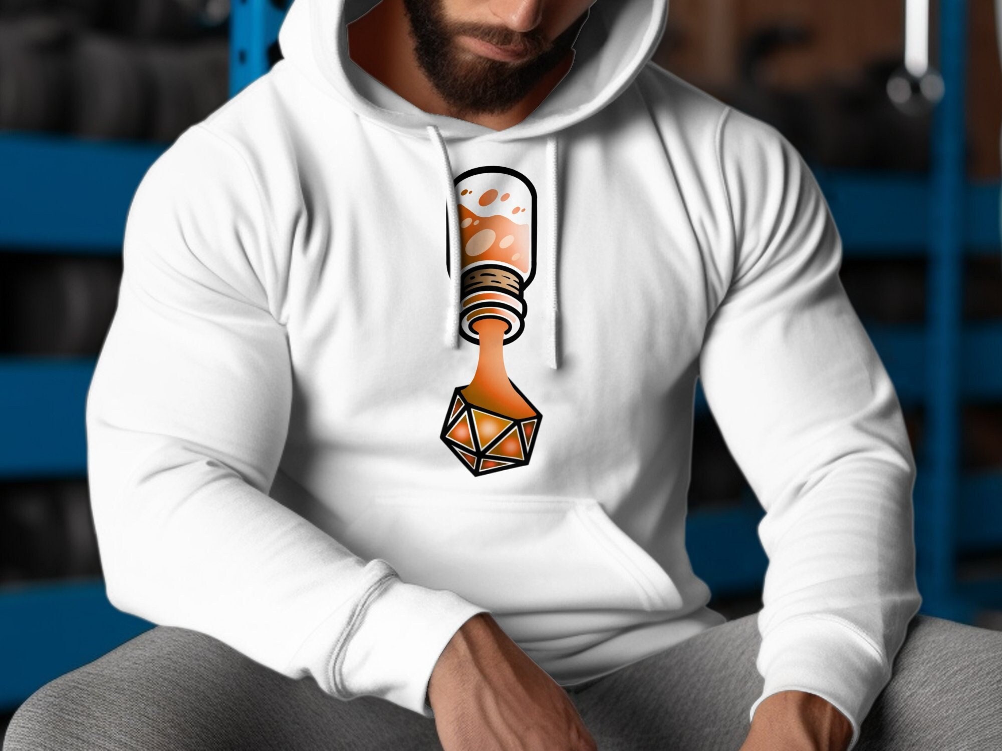 Dnd Alchemist Fire Hoodie DND Plush Clothing Orange Potion and - Etsy