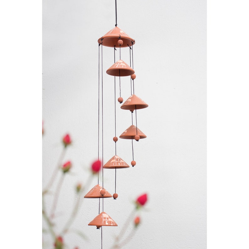 Ceramic Wind Chimes Outdoor Decoration - Etsy