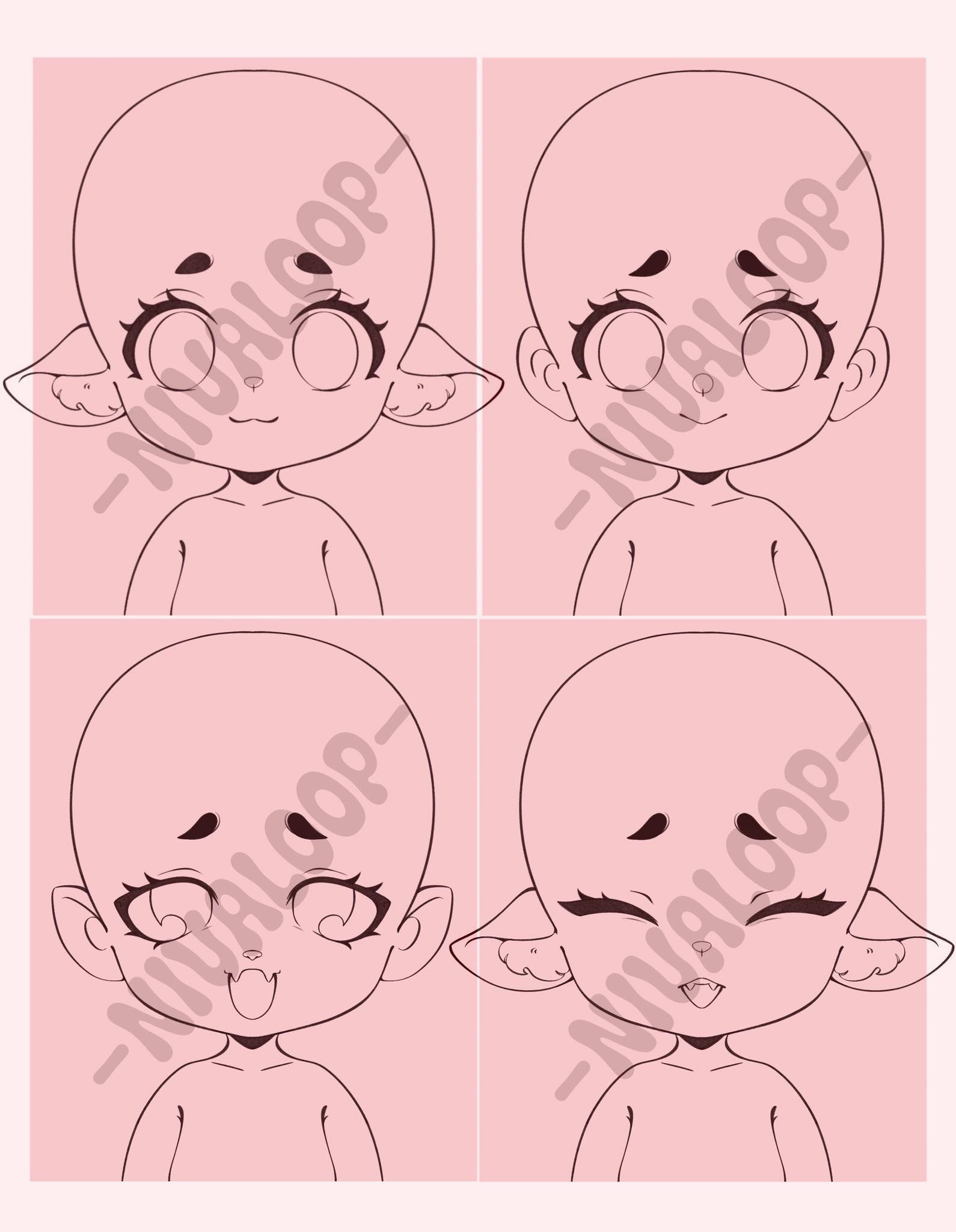 Chibi Png Vtuber Base - Etsy