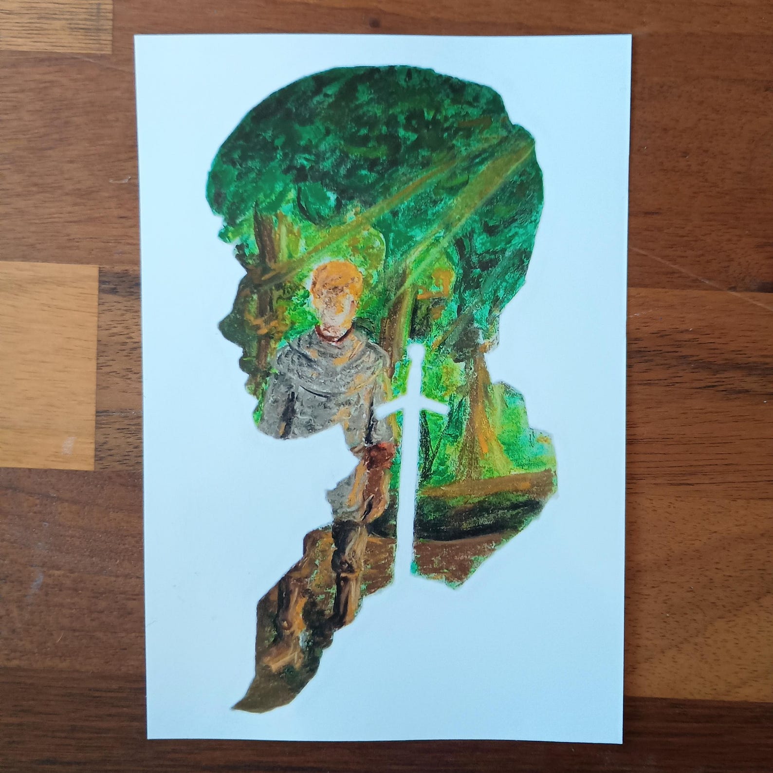 Merlin and Arthur Silhouette Prints | BBC Merlin Excalibur Inspired ...