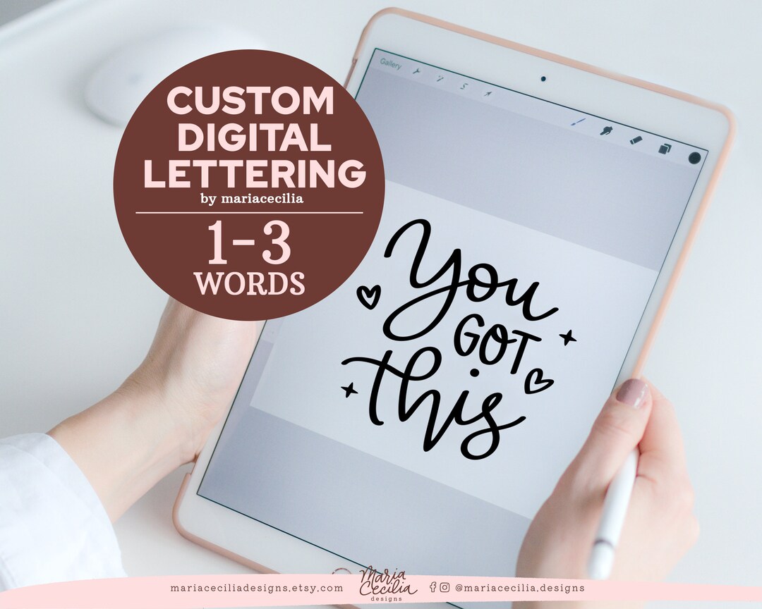 Custom Lettering, Custom Calligraphy, Customized Hand Lettered Quotes ...