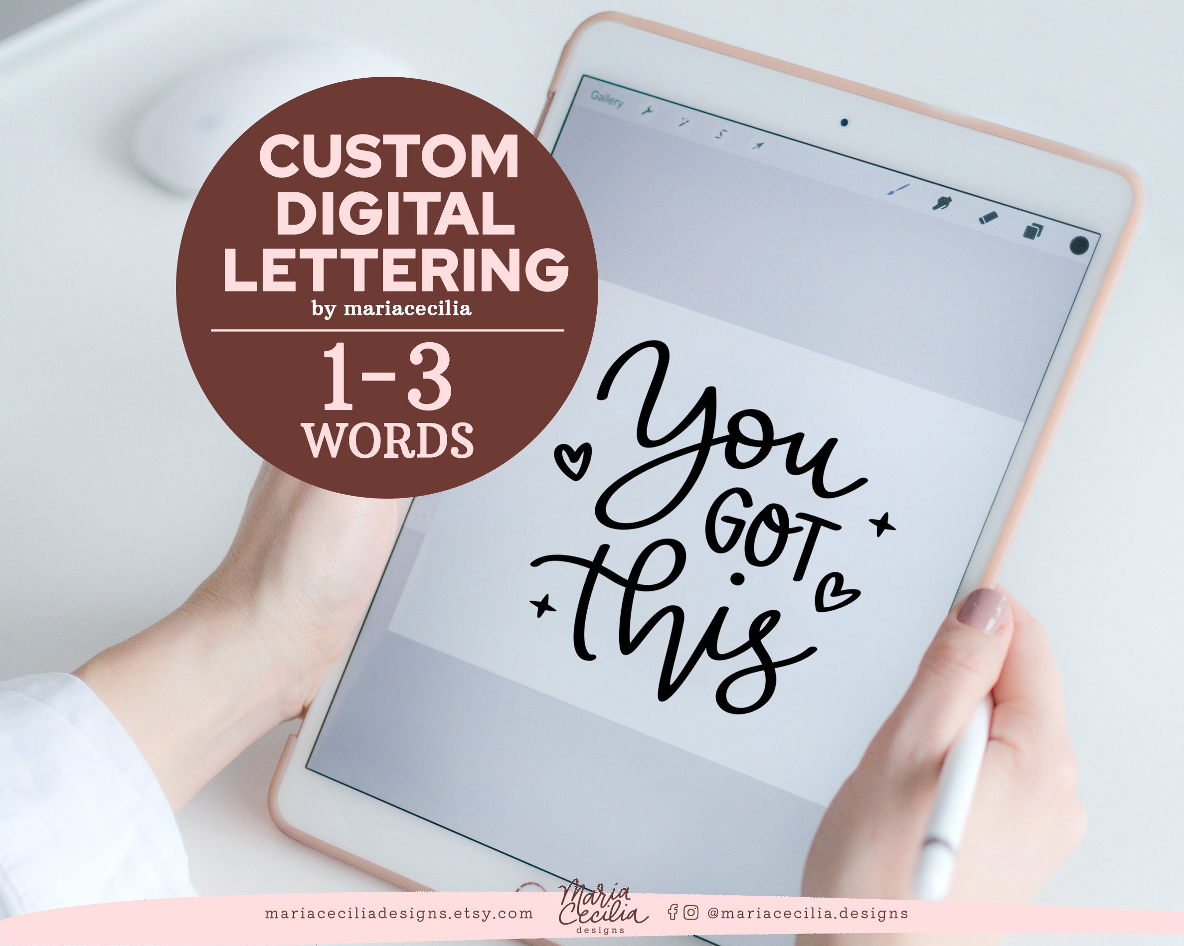 Custom Lettering, Custom Calligraphy, Customized Hand Lettered Quotes ...