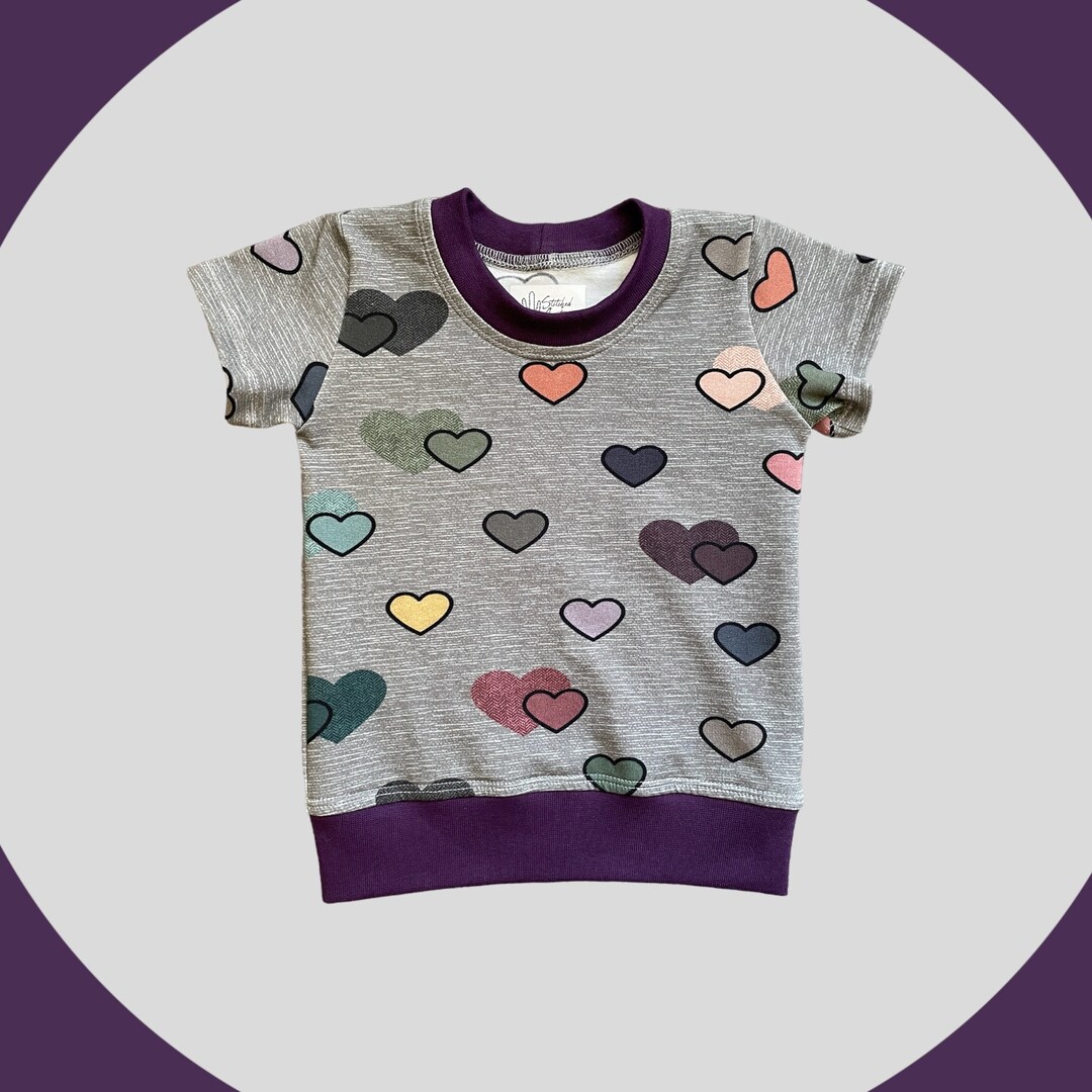 Colorful Heart Shirt for Kids, Toddler Girl Gifts, 2t Girls Clothes ...