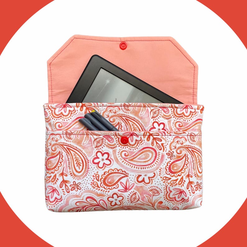 Ereader Pouch Sewing Pattern DIGITAL DOWNLOAD, Cute Kindle Cover ...