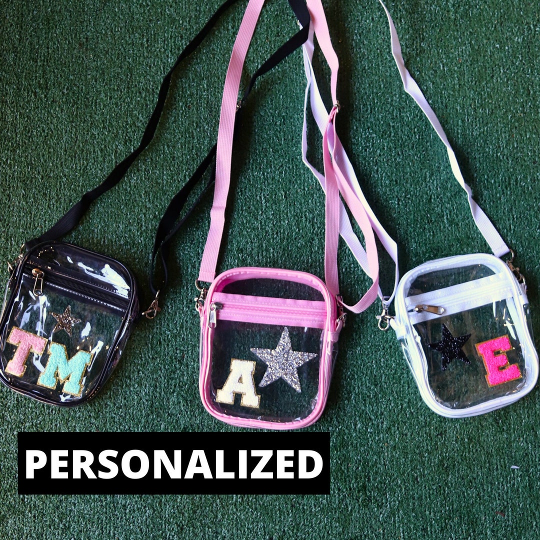 Custom Clear Stadium Crossbody Bag: Concert Approved Personalized Purse ...