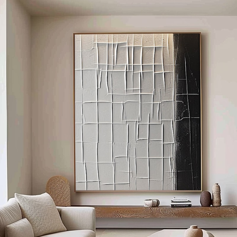 Gray Abstract Art - Etsy
