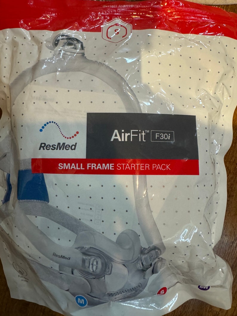 Airfit F30i Full Face Cpap/bilevel Mask With Headgear Sz Small Starter ...
