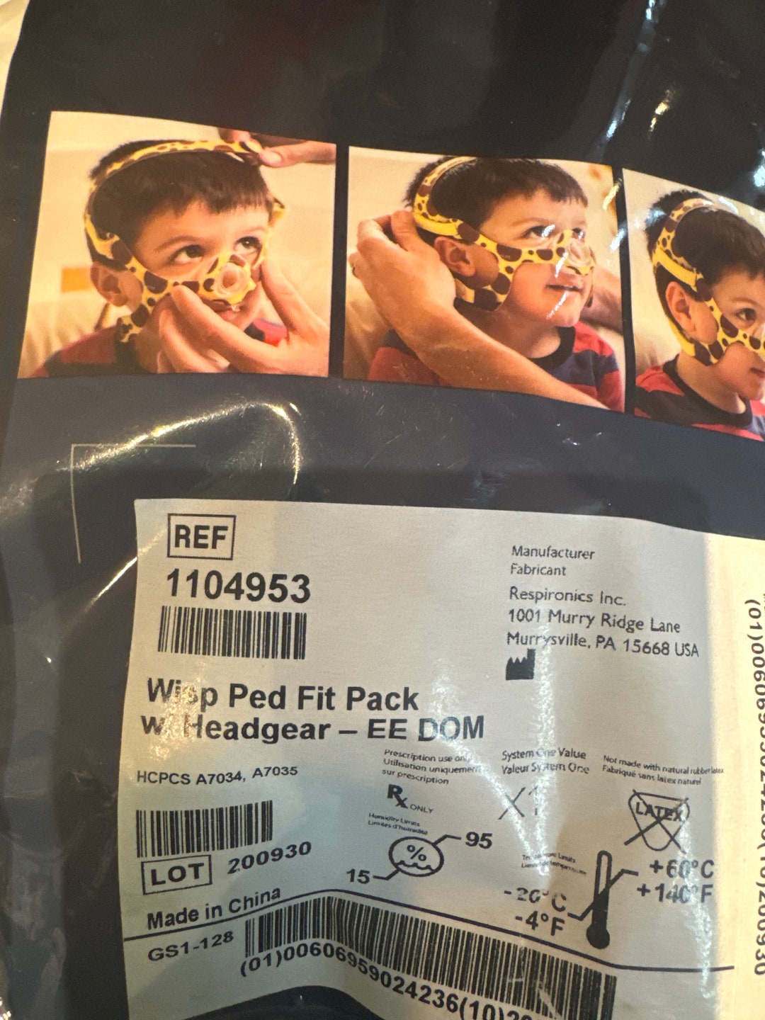 Cpap Wisp Pediatric Mask System Giraffe - Etsy