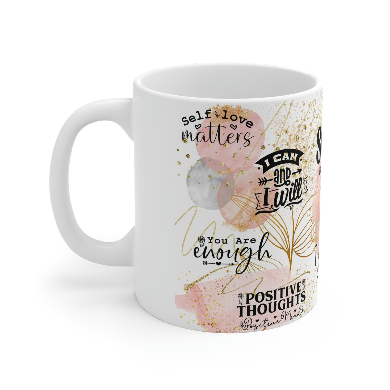 SHE IS Affirmation Mug Daily Reminder Mug Coffee Lover Self - Etsy