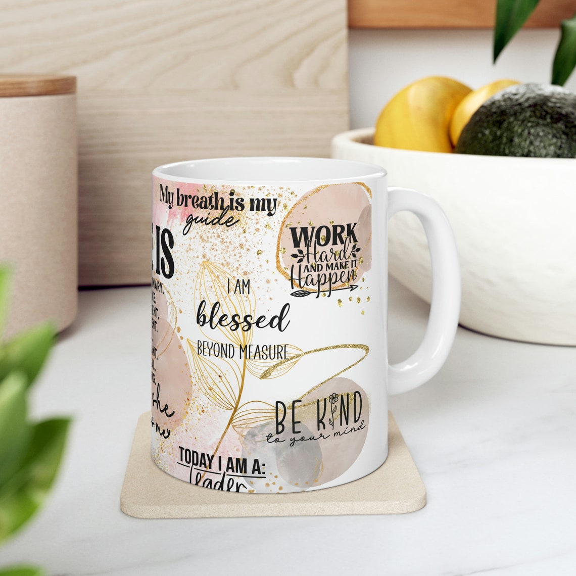 SHE IS Affirmation Mug Daily Reminder Mug Coffee Lover Self - Etsy