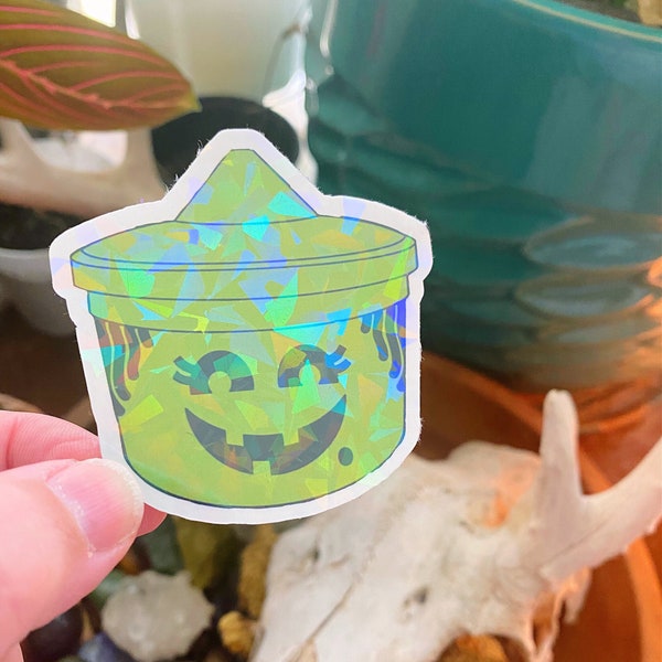 Mcdonalds Witch Bucket Sticker - Etsy