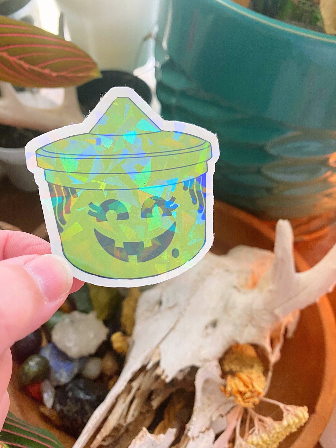 WITCH Boo Bucket Sticker - Mcdonalds Halloween Sticker - Water Bottle ...