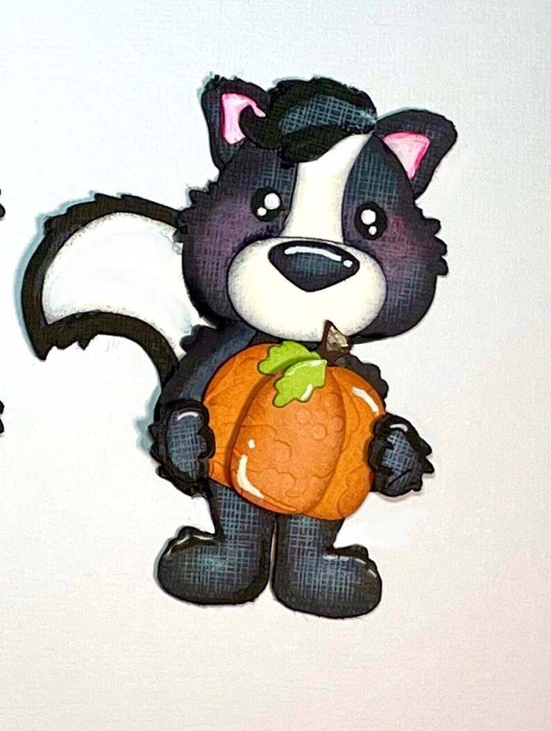 Skunk’n Patch Paper Piece, Die Cut for Scrapbooking, Albums, Layouts ...