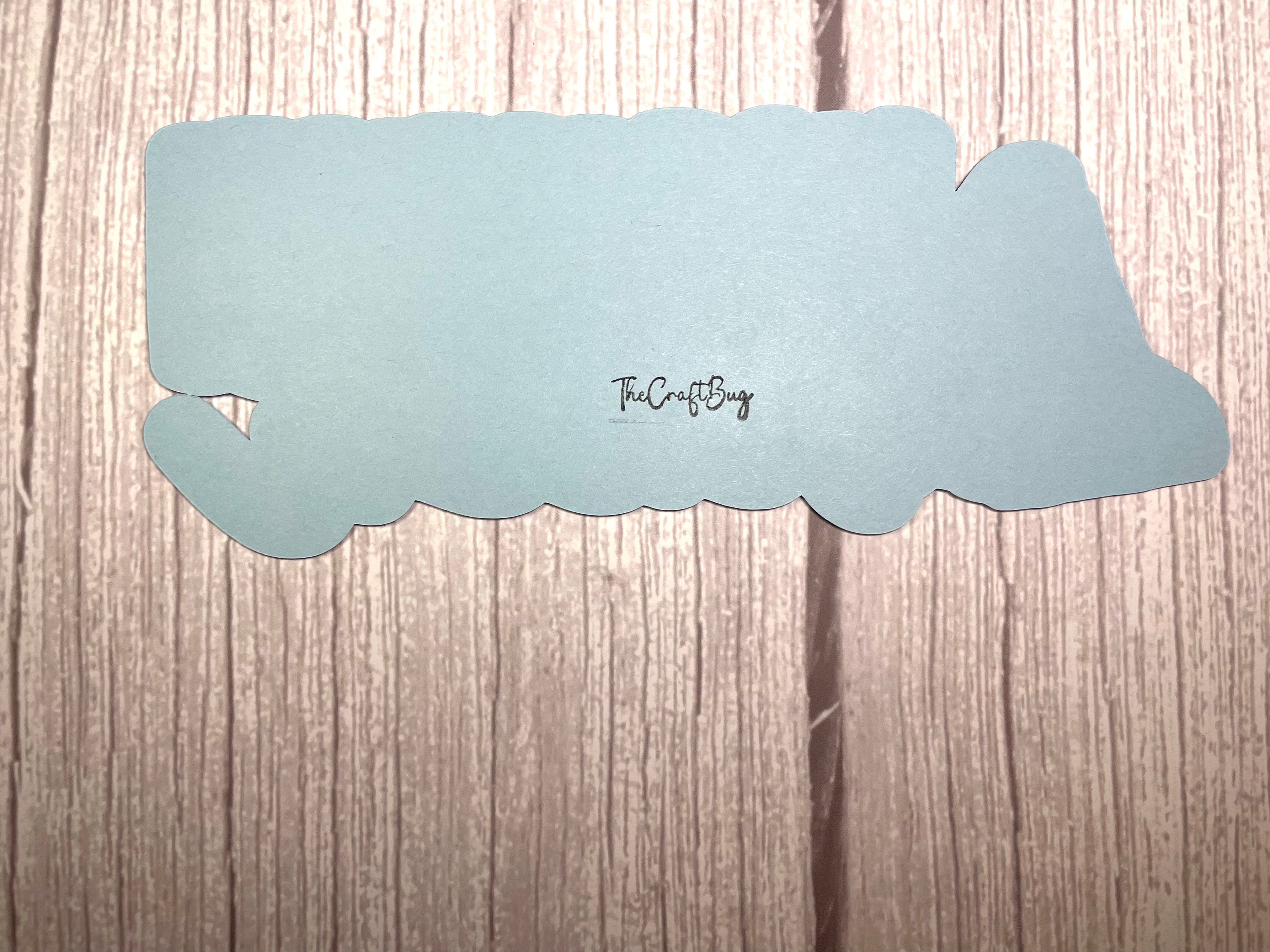 Custom Beach Title Paper Piece, Handmade Die Cut With Custom Icon - Etsy