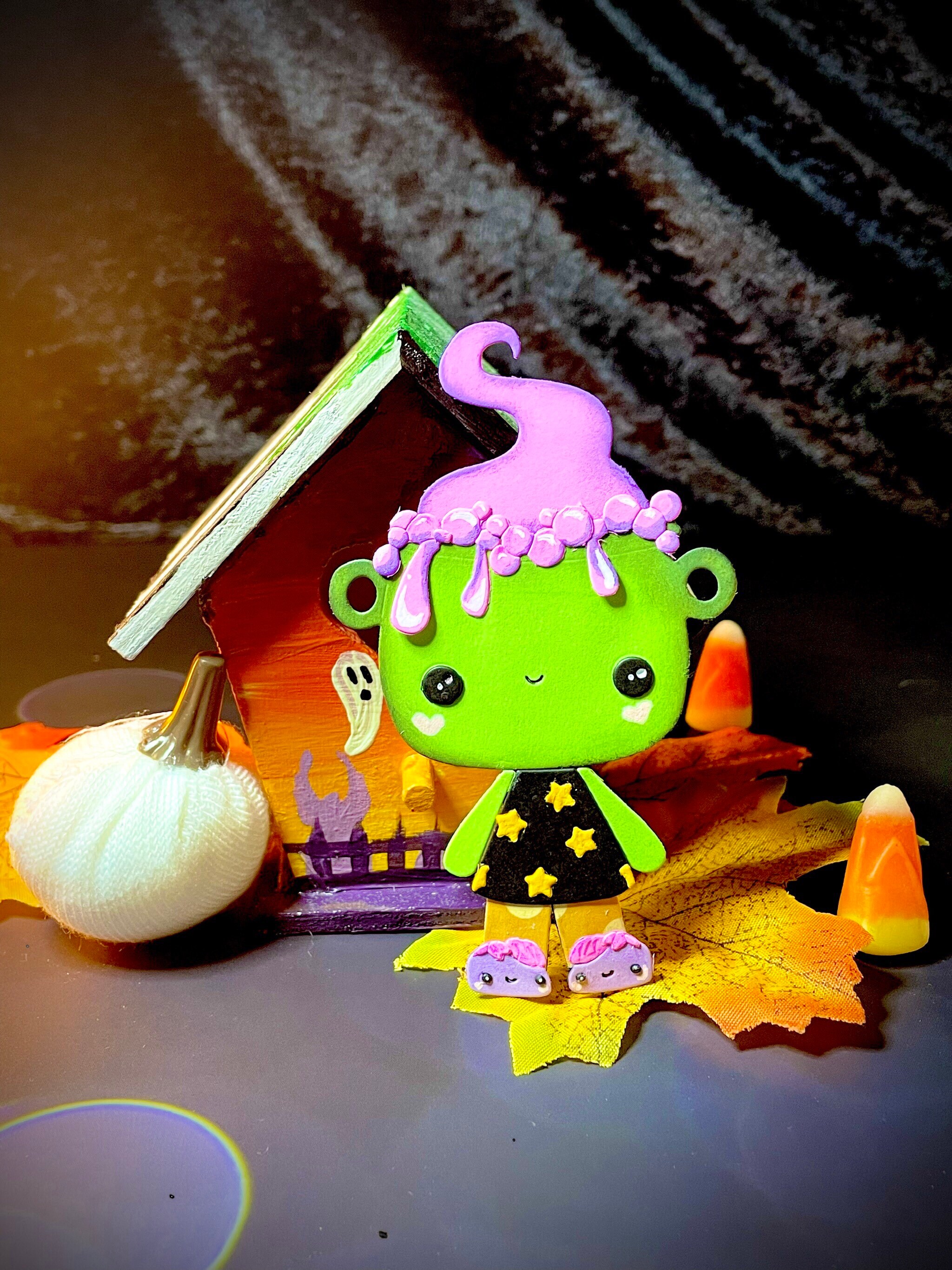 Brewty Sleep Cauldron Pajama Paper Pieces With Zombie Slippers - Etsy