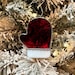 Stained Glass Red Mitten Christmas Ornament - Etsy