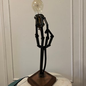 Skeleton Hand Lamp - Etsy