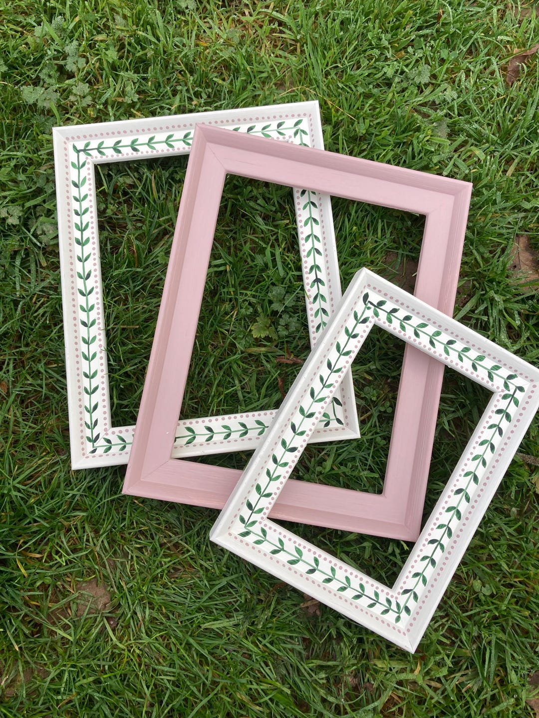 Hand Painted Upcycled Picture & Photo Frames - Etsy