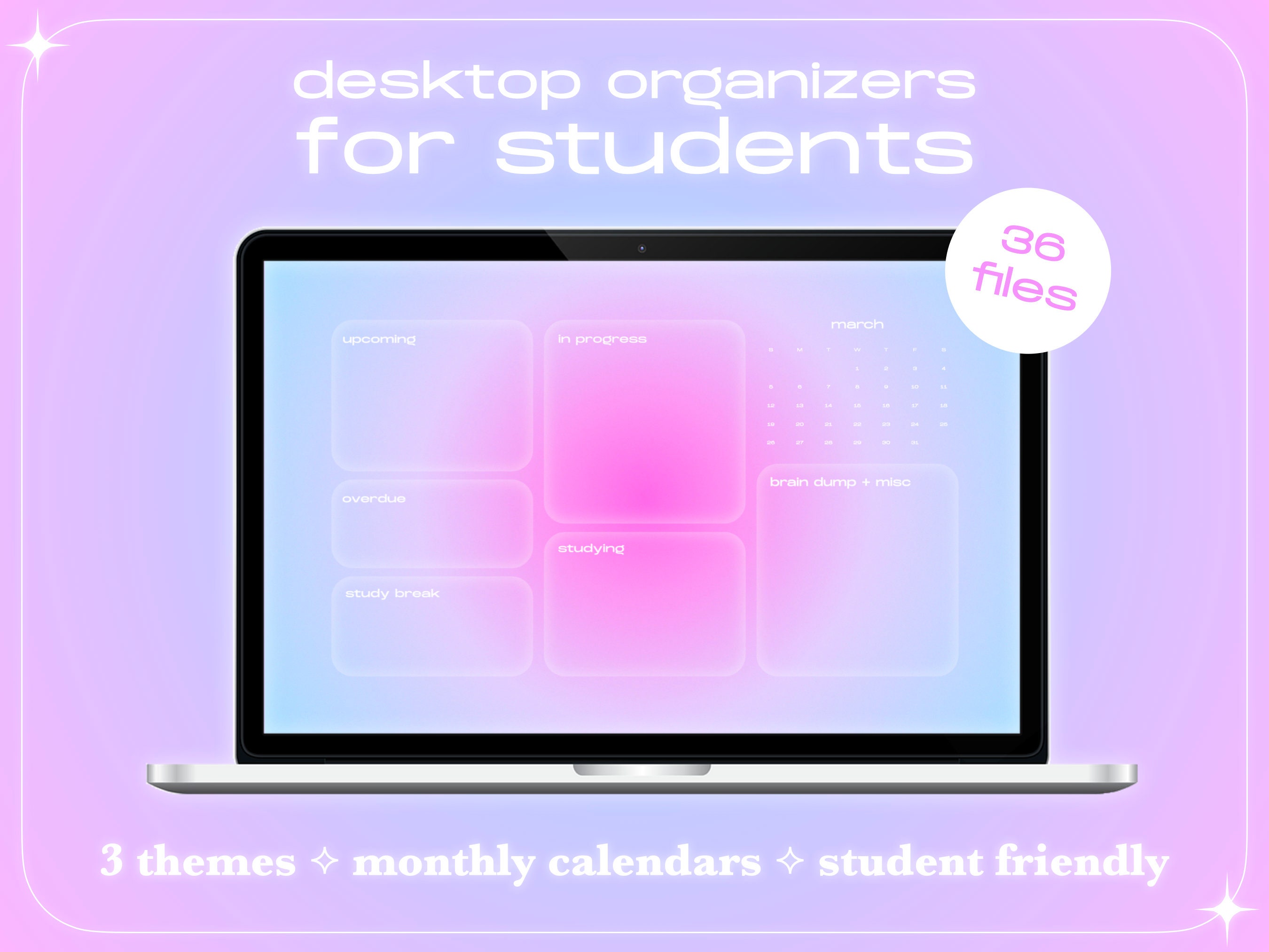 2023-2024 Student Desktop Organizer Wallpapers (36) | Calendar ...