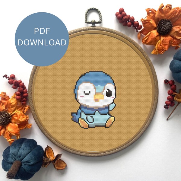 Piplup Pattern - Etsy