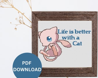 Tokyo Mew Mew Cross Stitch - Etsy