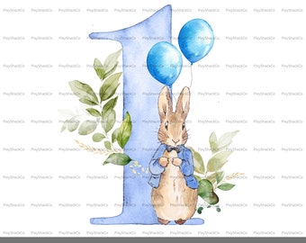 Peter Rabbit 1st Birthday, Peter Rabbit Card Design, First Birthday ...