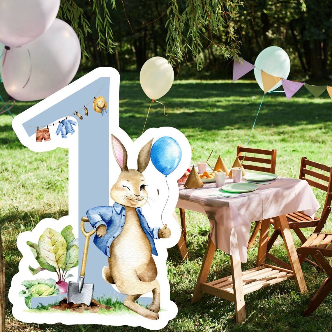 Peter Rabbit 1st Birthday, Peter Rabbit Card Design, First Birthday ...