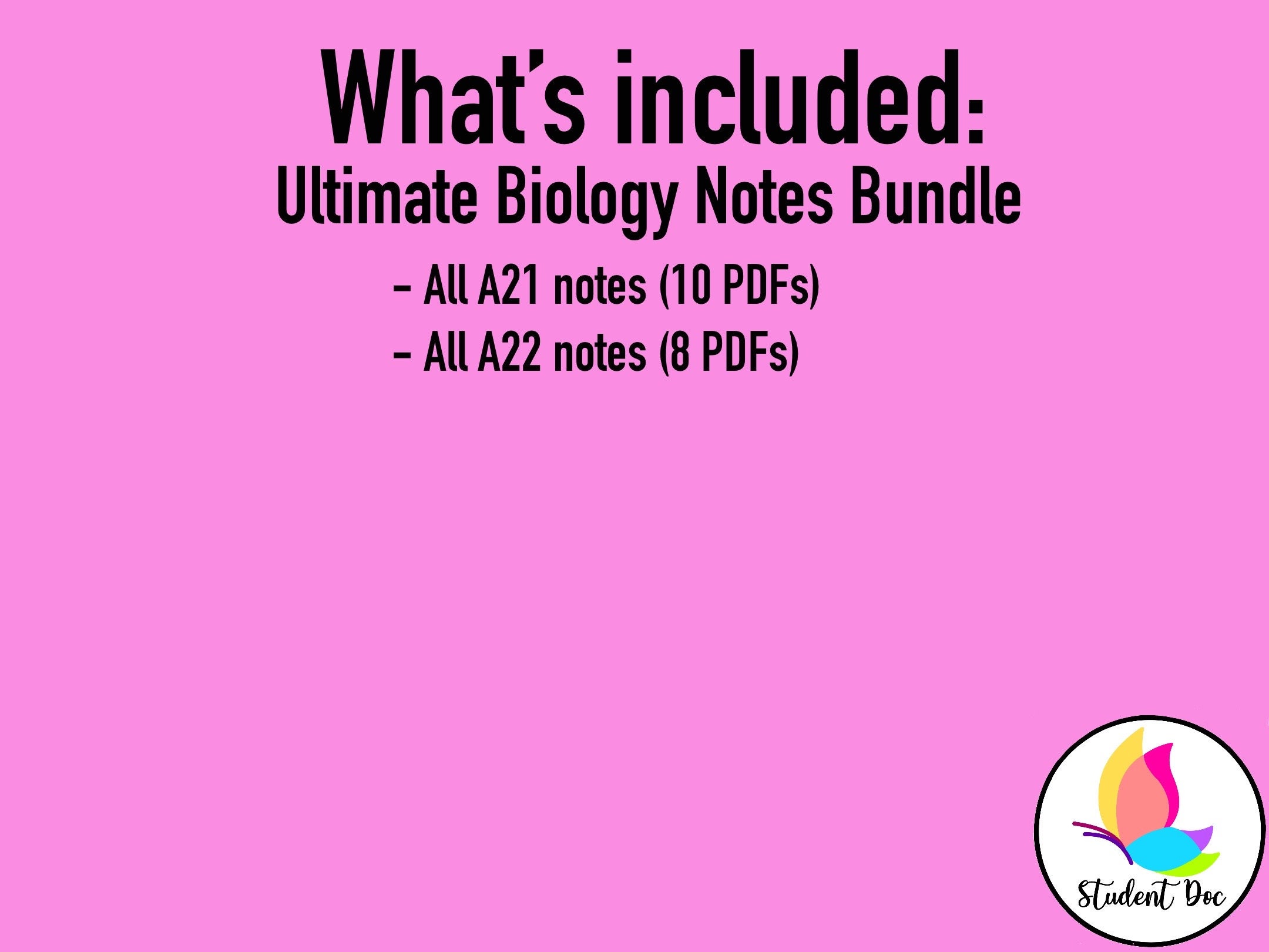 ULTIMATE Biology A Level Notes Bundle - Etsy