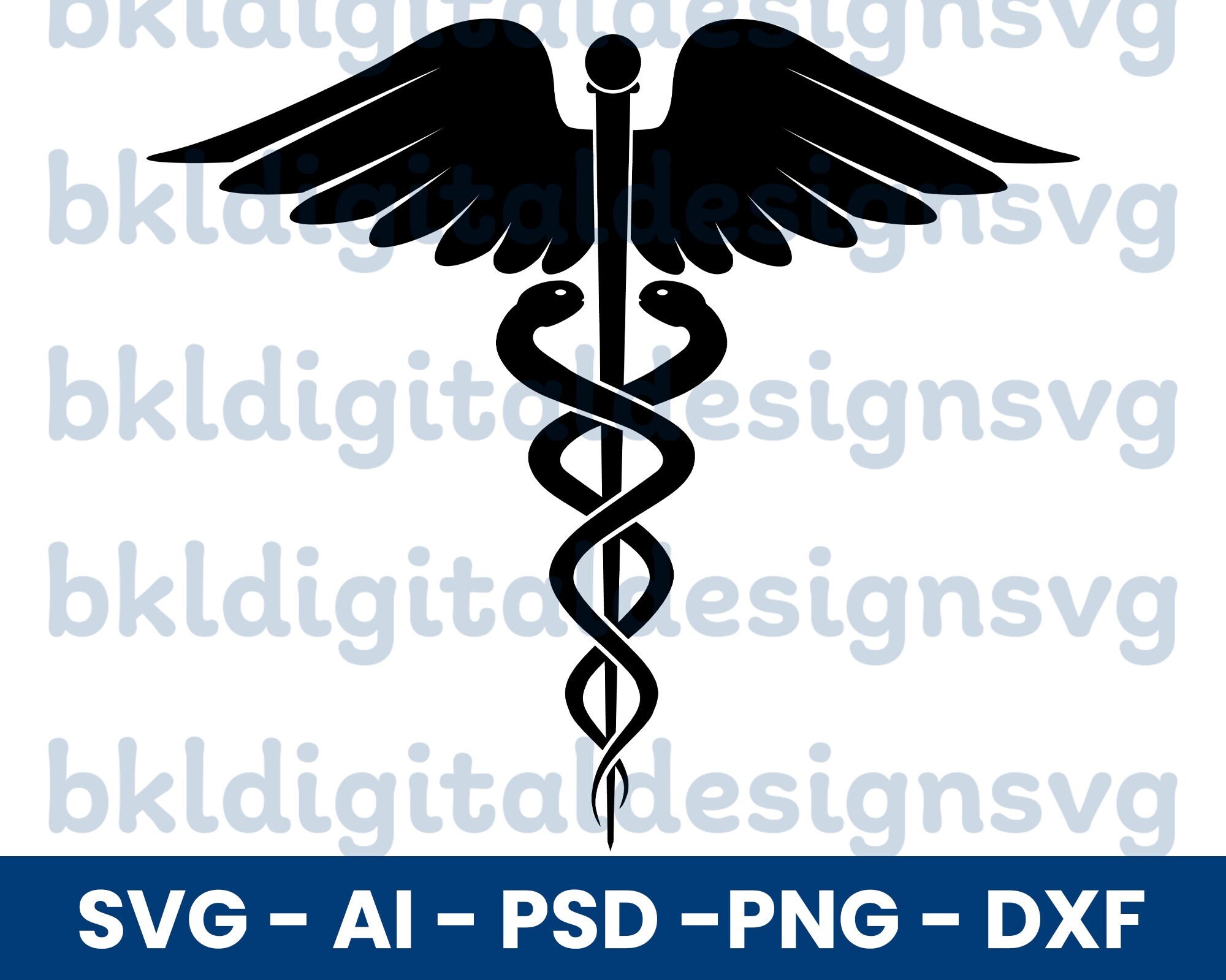 Medical Symbol SVG | Caduceus Svg | MD Svg | Svg File for Cut | Doctor ...