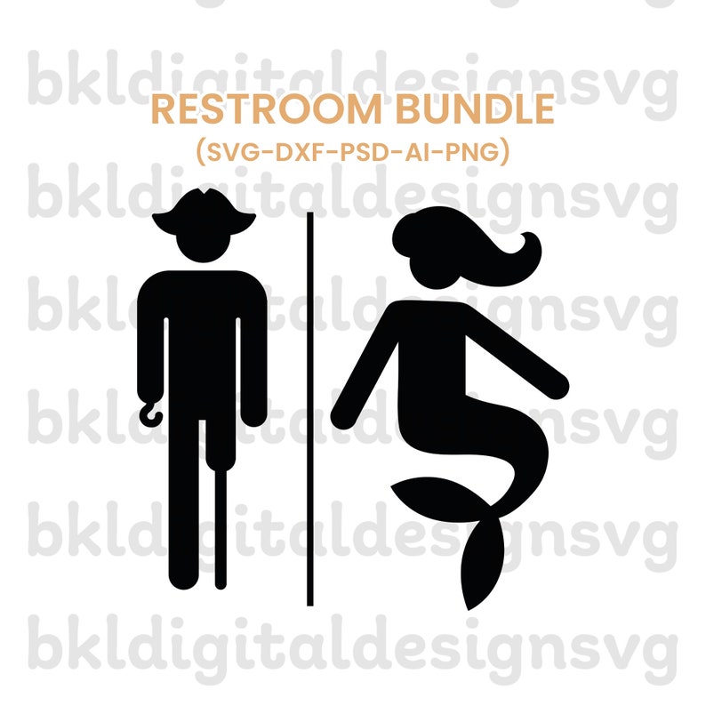 Bathroom Svg Restroom Svg Toilet Sign Vector Restroom Symbol Svg ...