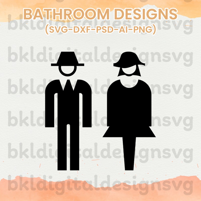 Bathroom Svg Digital Instant Download Bathroom Wood Sign Restroom ...
