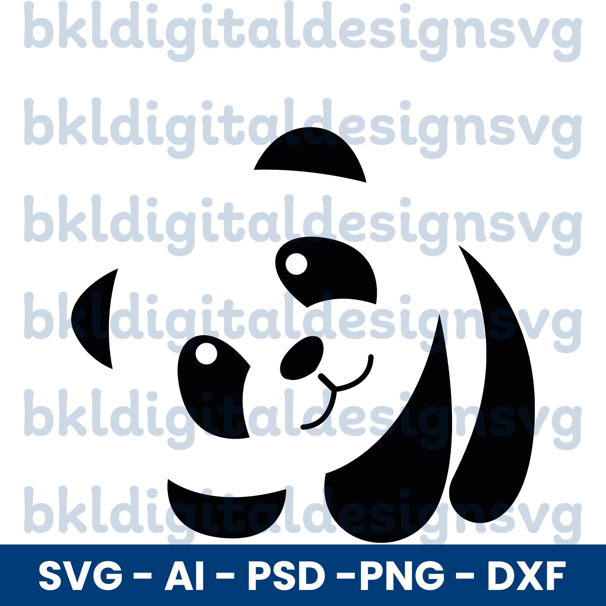 Panda SVG | Kawaii Panda Svg | Cute Panda Svg | Cute Panda Clipart ...