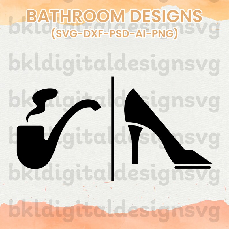 Bathroom Svg Digital Instant Download Bathroom Wood Sign Restroom ...