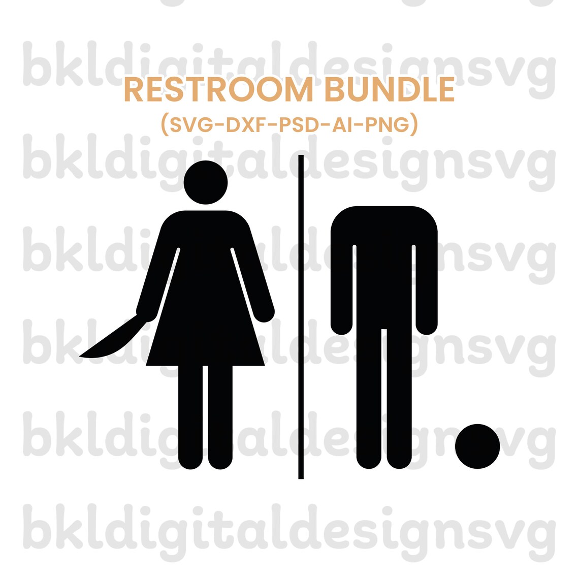 Bathroom Svg Restroom Svg Toilet Sign Vector Restroom Symbol Svg ...
