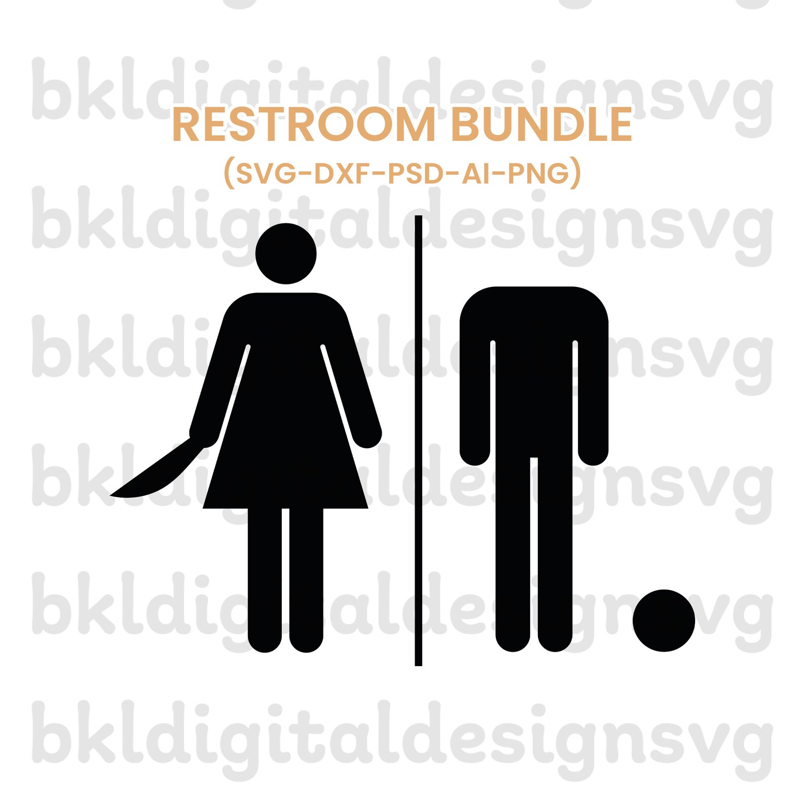 Bathroom Svg Restroom Svg Toilet Sign Vector Restroom Symbol Svg ...