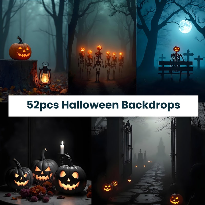 Halloween Backdrop - Etsy