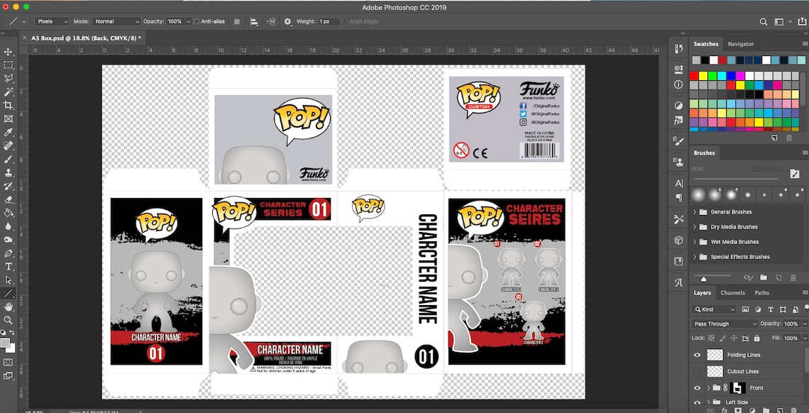 THE BOYS Custom Funko POP Box Template. Digital Download. - Etsy Canada