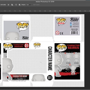 THE BOYS Custom Funko POP Box Template. Digital Download. Includes ...