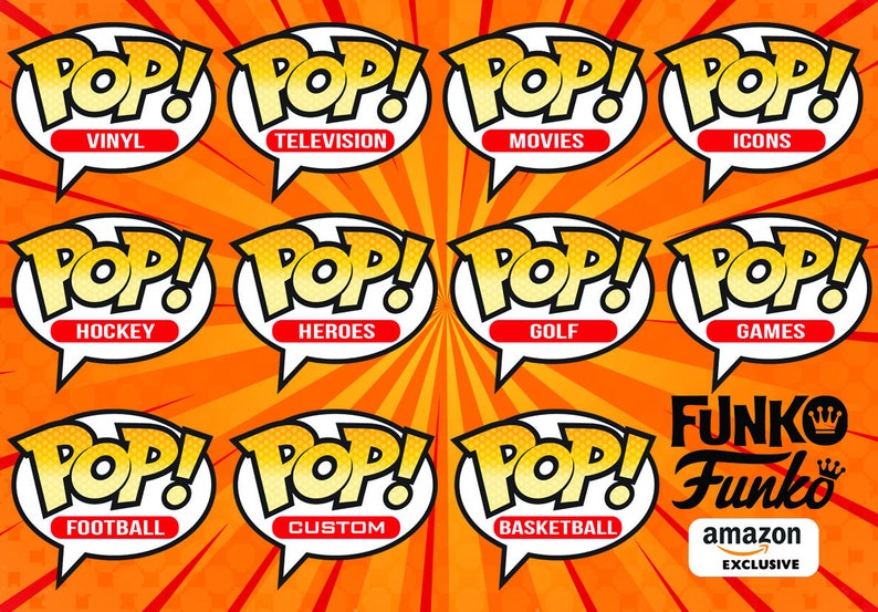 Funko Pop Logo Digital Download PNG File Transparent - Etsy